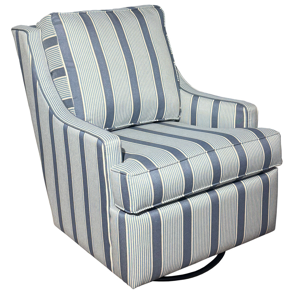 Breeze Striped Swivel Glider Chair – ShoreDecor
