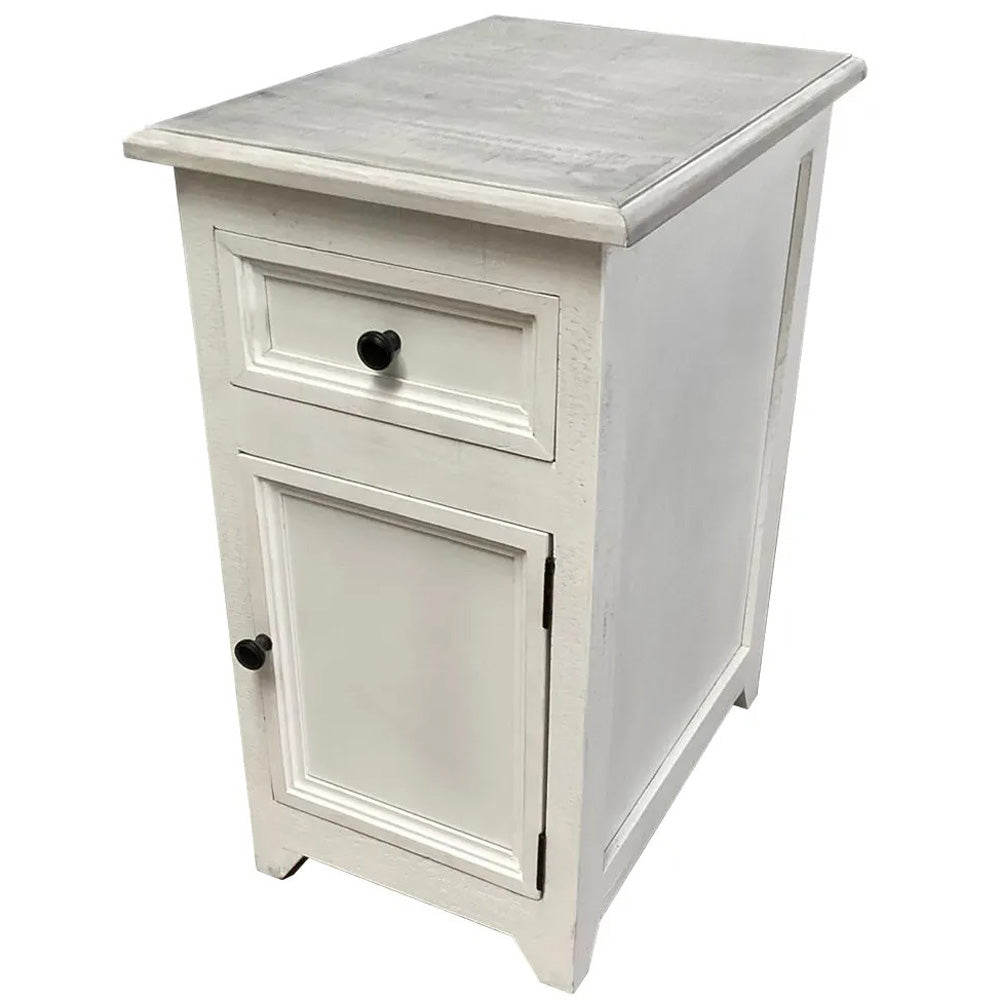 Distressed Chairside Table – ShoreDecor