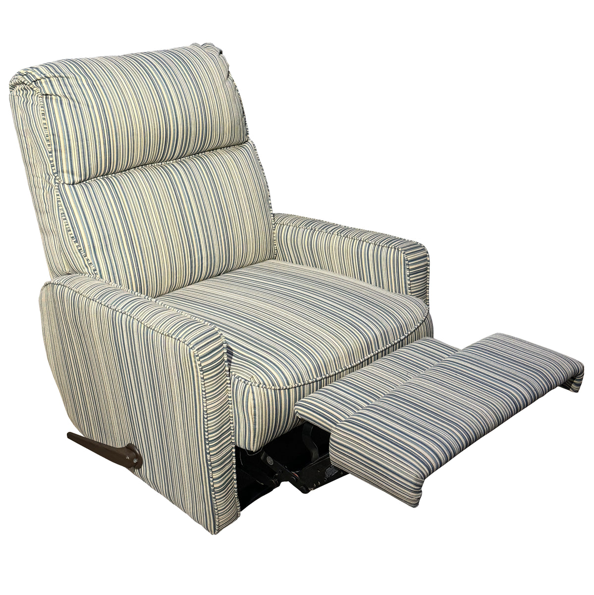 Striped South Denim Wall Hugger Recliner – ShoreDecor