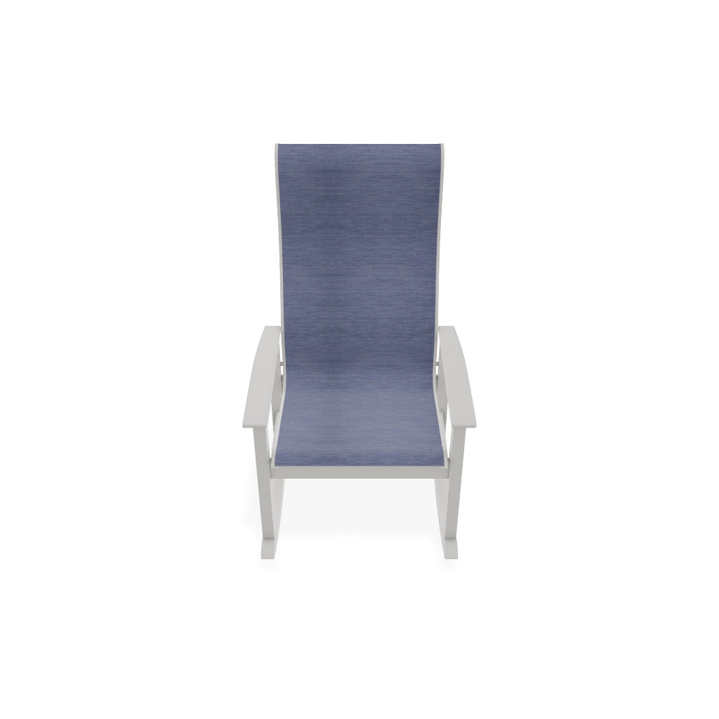 Marine Grade Polymer Rocking Chair in River – ShoreDecor